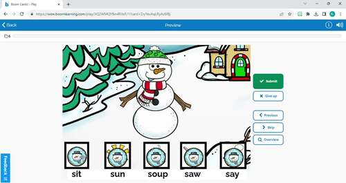 Initial /s/ Feed the Cookies to the Snowman. | TPT