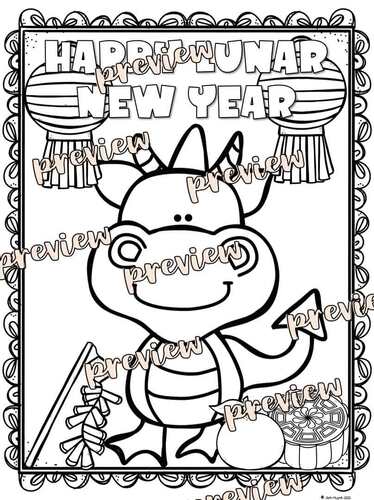 Chinese New Year Fun Pack by Anh Huynh | TPT