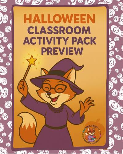 Halloween Classroom Activity Pack | Coloring Pages, Pumpkin Challenge & Fun