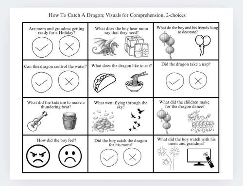 How to Catch a Dragon Language Activities|Therapy,AAC, Preschool ...