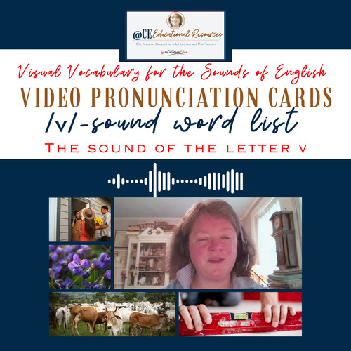 English Pronunciation Video Card Series for Adult ESL Students - the ...