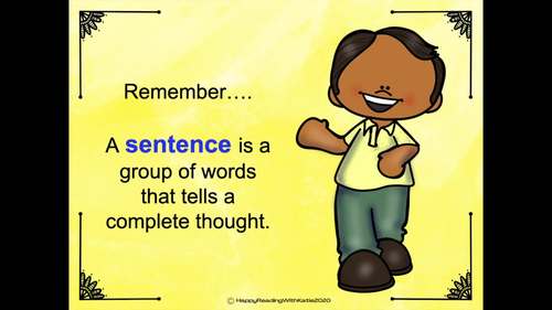Statement and Question Sentences | Mini-Lesson by Happy Reading With Katie