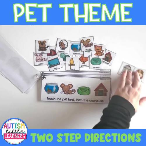 Two Step Directions - Pet Theme by Autism Little Learners | TPT