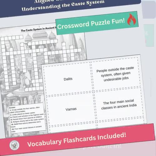 HSS 6.5.4 Puzzle Pack: The Caste System—Social Structure in Ancient India