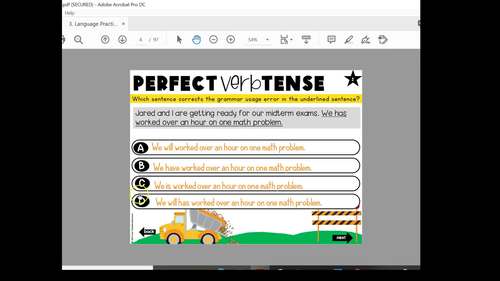 Interactive Revising and Editing practice Distance Learning - VOLUME 3