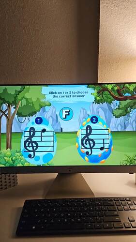 Jurassic Jams Treble Clef Interactive Elementary Music Activity Game