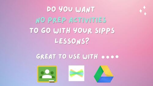SIPPS Independent Practice Lessons 1-55 (Beginning 4th Edition) by Mrs ...
