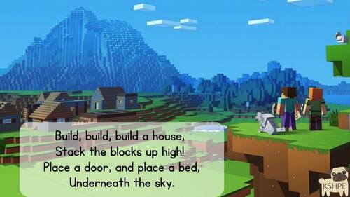 Music: Minecraft Every Day Song, Classroom Songs with Lyrics for Sing-along