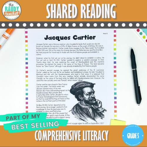 Shared Reading Passage & Lessons - Ontario Gr 5 Social Studies ...