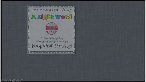 Whole Class Interactive Sight Word Activity & Printable Sight Word Book - I