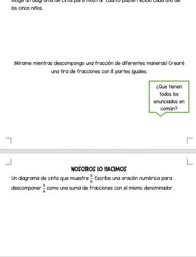 GoMath Chapter 6 Overhead projector lessons/worksheets/charts etc-SPANISH