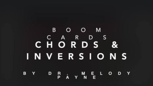 Distance Learning BOOM Cards: Major Chords & Inversions | TpT