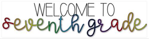 Cursive Rainbow Google Classroom Headers by The PNW Teacher | TPT