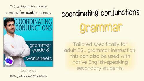 Coordinating Conjunctions Grammar Guide & Worksheets - Remediation ...