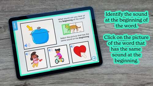 Phonemic Awareness - Sound Matching - PPT, Boom™ Cards, Print & Easel