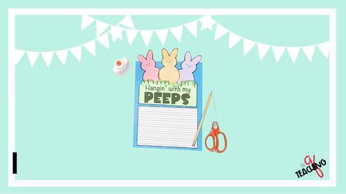 Peeps Writing Craft Activity for Spring 2nd 3rd Grade | TPT