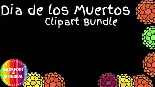 Dia De Los Muertos Clipart Bundle | Color Sorting Clipart Bundle
