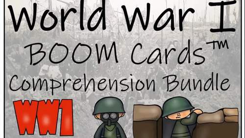 World War 1 BOOM Cards™ Comprehension Activity Bundle | 5th Grade & 6th ...