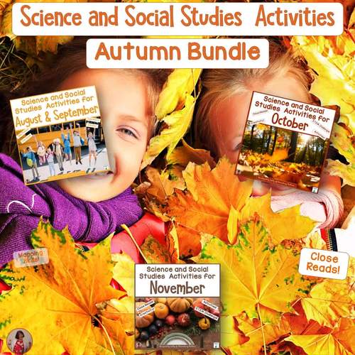 Fall Science and Social Studies Activities and Printables Bundle