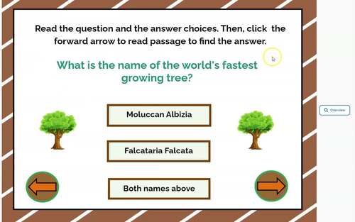 Arbor Day Activity Trees Scavenger Hunt BOOM Cards by CarolJ Creations