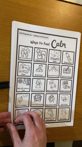 Self regulation and calming strategies for kids calm corner resources