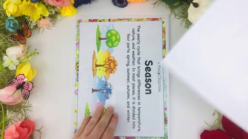 Season Diversified Nonfiction Reading Lesson Clarifying Image Diagram ...