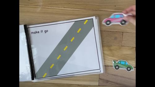 Cars: Early Core Words | AAC | Interactive Book and Activities | TPT