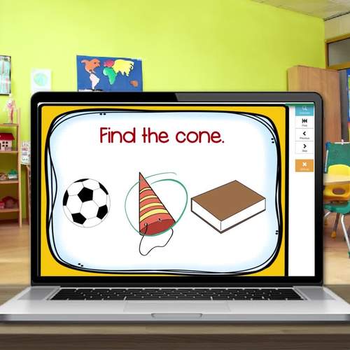 Identifying 3D Shapes And Real Life Objects - 3D Solids Geometry Boom Cards