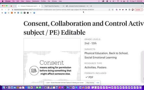 Consent, Collaboration and Control Activity (Multi-age & subject / PE ...