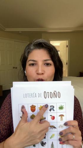 Lotería de otoño - Spanish Bingo - Autumn Theme - Fall Photos | TPT