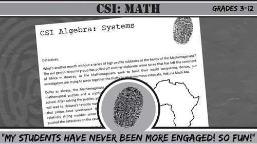 Representing Data CSI Math Enrichment Puzzles - Printable & Digital ...