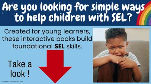Asking For Help Adapted Book Preschool Autism Social Skills SEL Activity