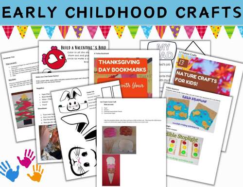 Early Learner Craft Ideas – 43 Fun Projects for Young Children | TPT