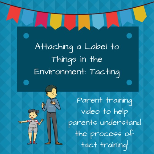 Attaching a Label to Things in the Environment: Tact Training in ABA