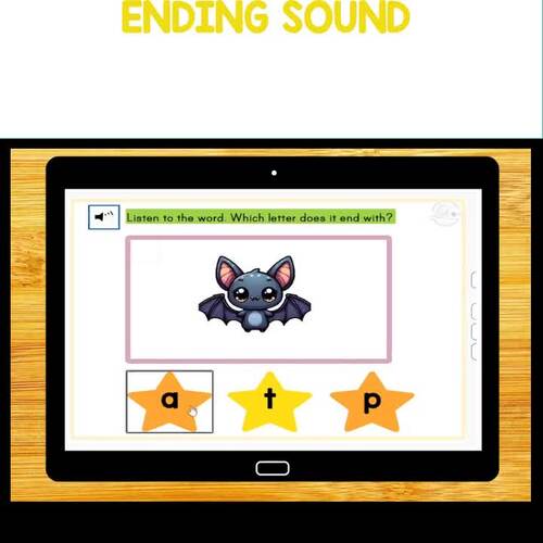 Ending Sounds - Letter Recognition Boom Cards | Digital Resource