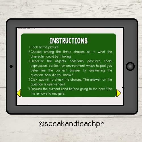 Christmas Social Inferencing Perspective Taking Speech Therapy Boom Cards™