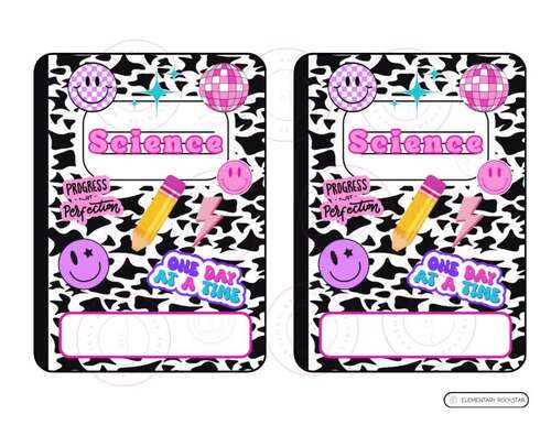 Subject Student Folder/Notebook Labels (Covers) INB Labels: Composition ...