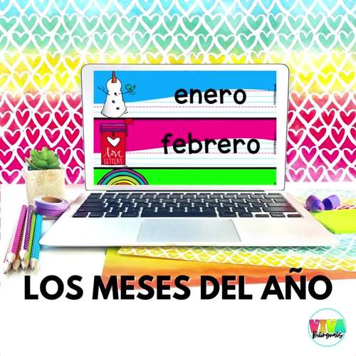 Meses del Año Lenguaje y Matemáticas | Months of the Year Activities in ...