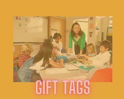 Teacher and School Staff Appreciation Gift Tags Printable by ...