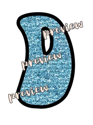Retro Glitter Bulletin Board Letters and Numbers for Classroom Decor