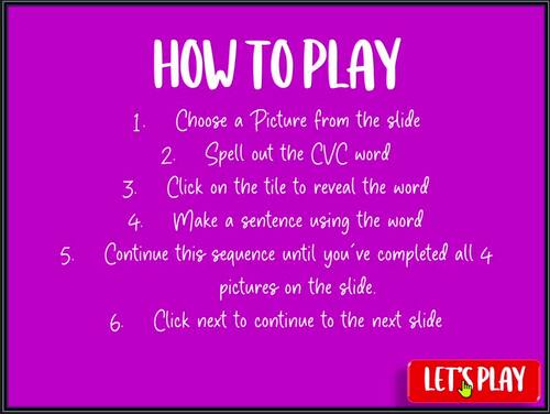 Digital Hidden Picture Phonics Game | CVC Short Vowel Practice for ...