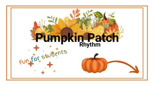Pumpkin Patch Rhythm: elementary level worksheet (PDF Download) | TPT