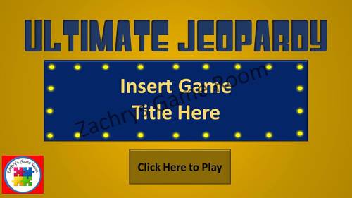 Editable PowerPoint Review Game Template: Ultimate Jeopardy by Betsey ...