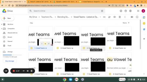 Digital Blending Board: BUNDLE Phonics Minilessons with Activities