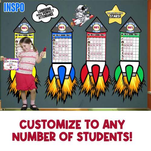 Attendance Display, Attendance Tracker, Attendance awards, Daily attendance