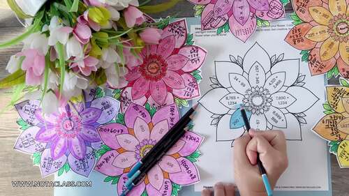 3rd, 4th, 5th Grade Flower Math Activities Bundle Spring Math Center ...