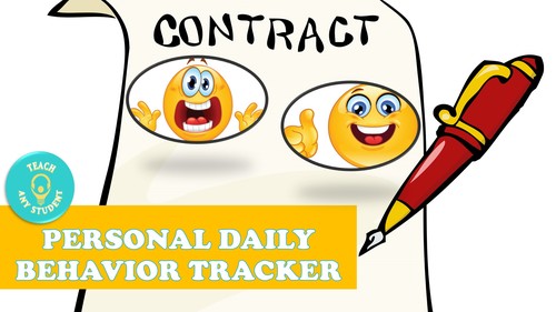Student Personal Daily Behavior Tracker by TEACH ANY STUDENT | TPT