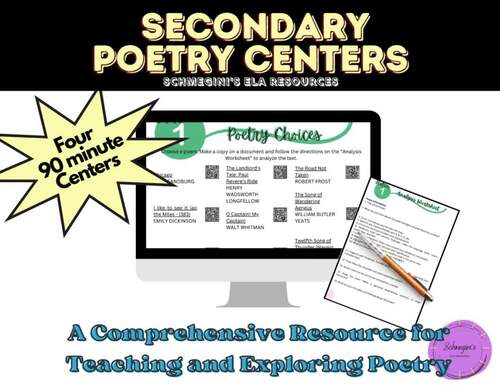 Secondary Poetry Centers- - a comprehensive resource for exploring poetry
