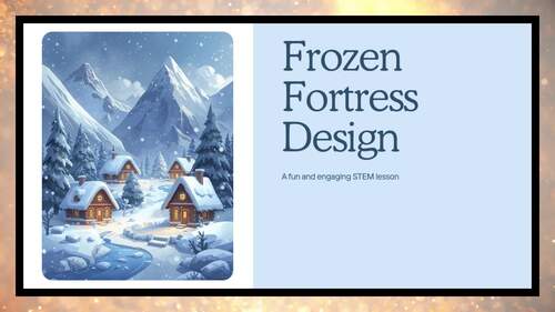 Frozen Fortress STEM Challenge Winter Building Project | Grades 3-6 ...