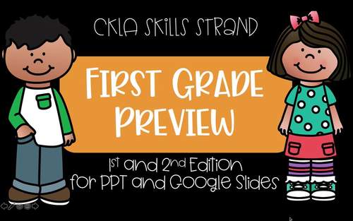 CKLA First Grade Skill Strand Google Slides Bundle (Amplify, EngageNY)